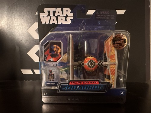 STAR WARS MICRO MACHINES Sabine Wren's Tie Fighter #36 RARE CHASE! 1 of ...