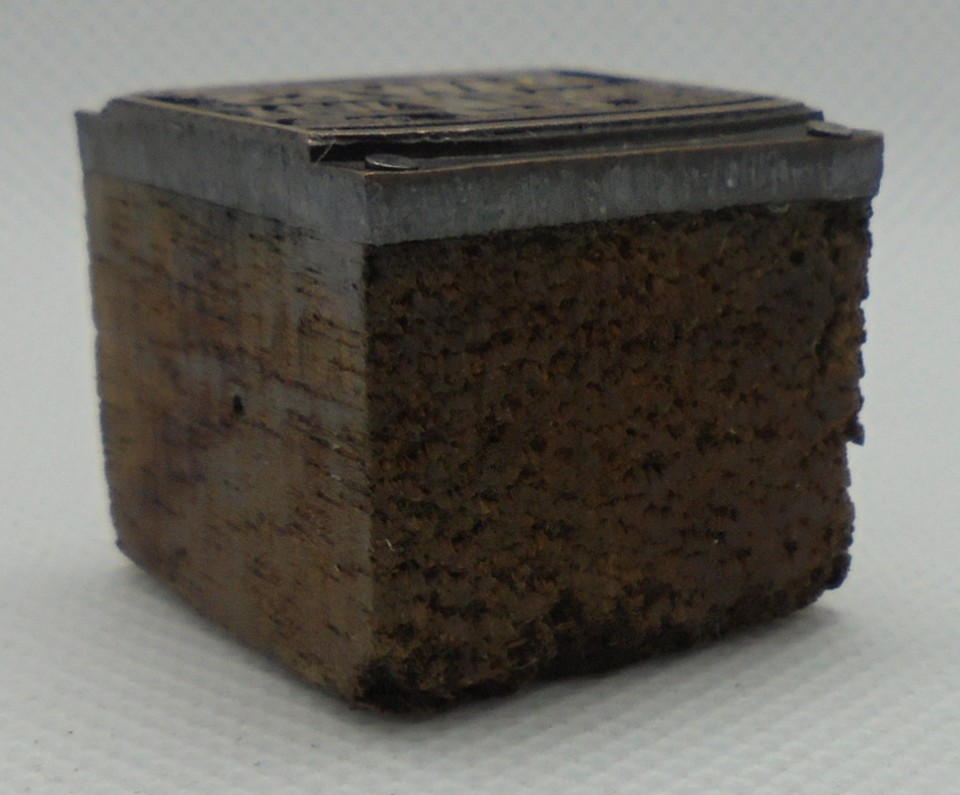 Vintage Printing Letterpress Printers Block Hawes Floor Wax Can | eBay