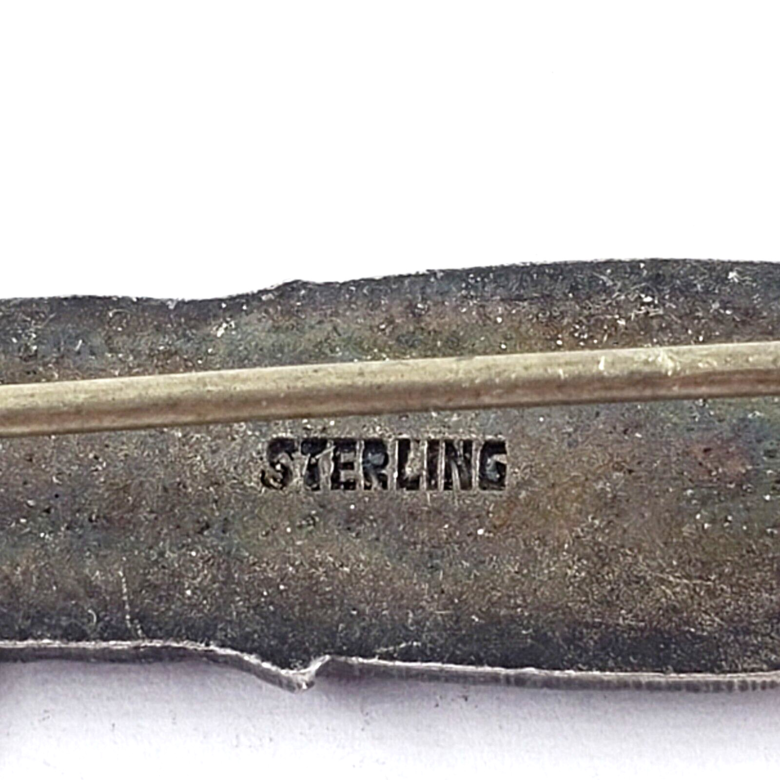 Vintage Sterling Silver Totem Pole Pin Brooch Pendant… - Gem