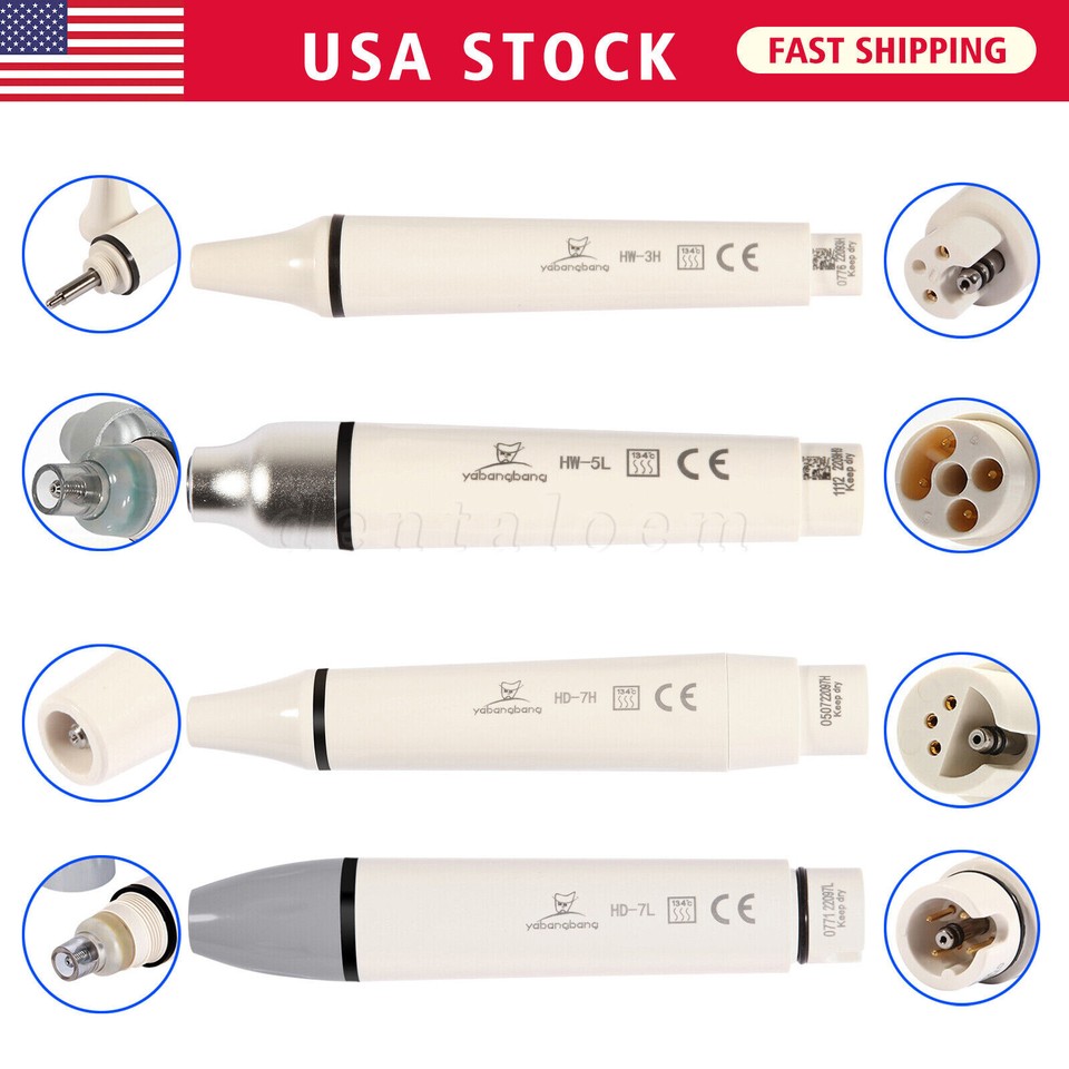 Ultrasonic Piezo Dental Scaler Handpiece LED light F/ EMS/WOODPECKER ...
