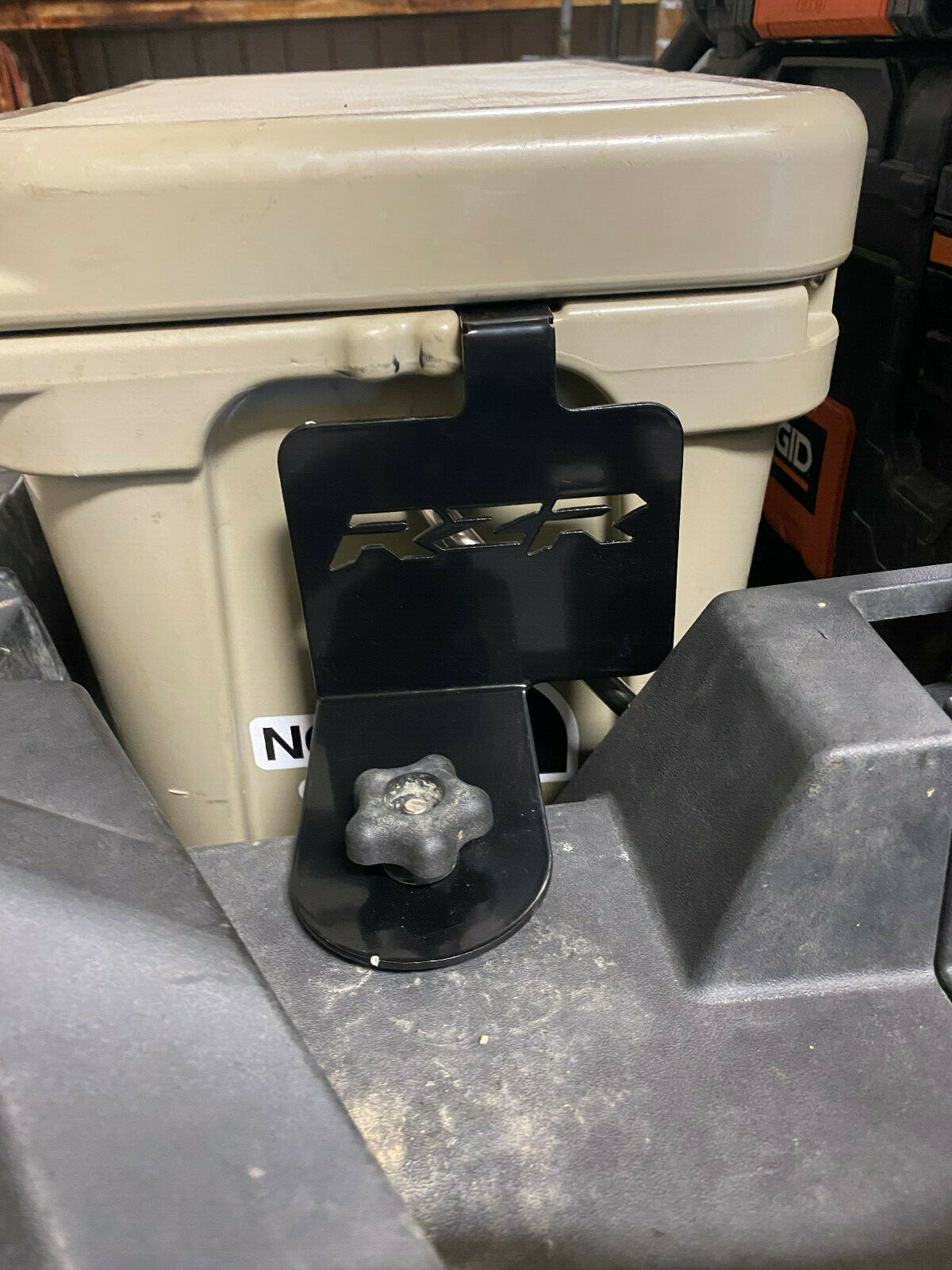 RZR Cooler Bracket for RTIC 20qt | Powder Coated | BLACK | United ...