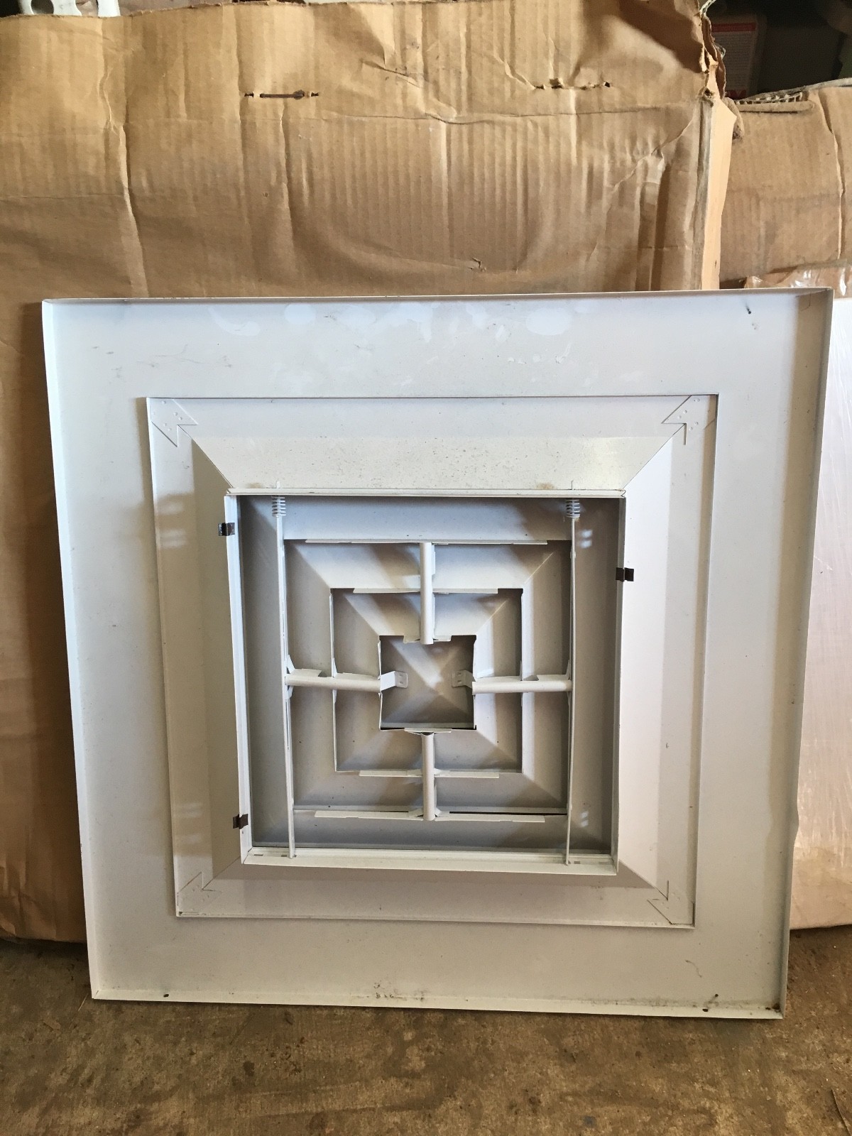 Krueger SH 4 Cone Frame 23 Ceiling Diffuser 12x12 Duct 24x24 | eBay