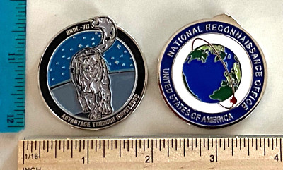 MILITARY BLACK OPS CHALLENGE COIN - NROL-70 ADVANTAGE THROUGH KNOWLEDGE ...