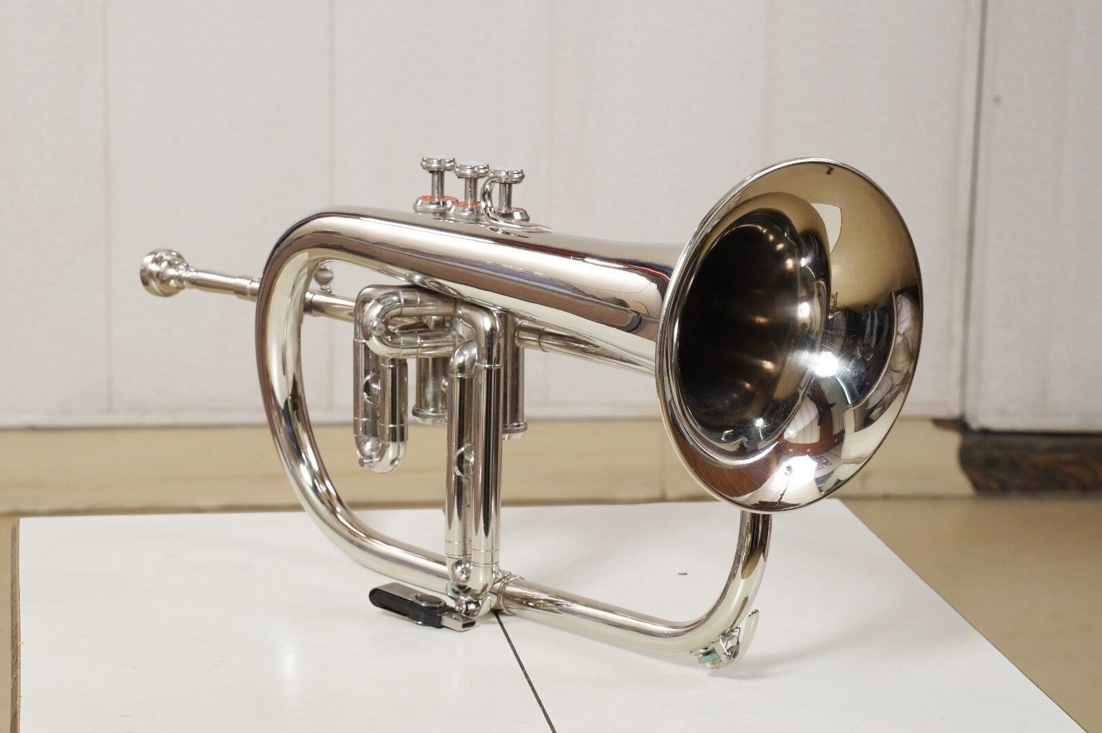 Pro Flugelhorn Bb KEYS FREE HARD CASE & MOUTHPIECE- Nickle | eBay