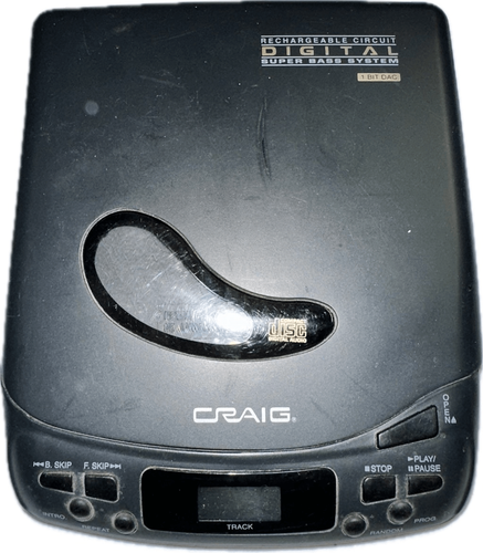 Craig JC6111C Portable CD Player Super Bass System 1996 Vintage - Black ...