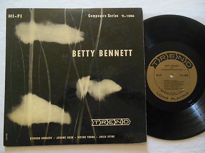 10" MONO JAZZ FROM 1953: BETTY BENNETT Sings Arrangements By Andre ...
