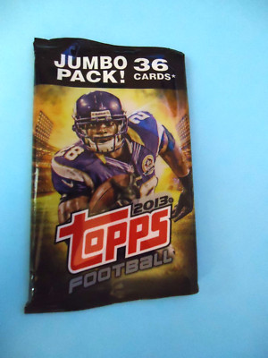2013 Topps Jumbo Pack Football card wrapper - Adrian Peterson ...