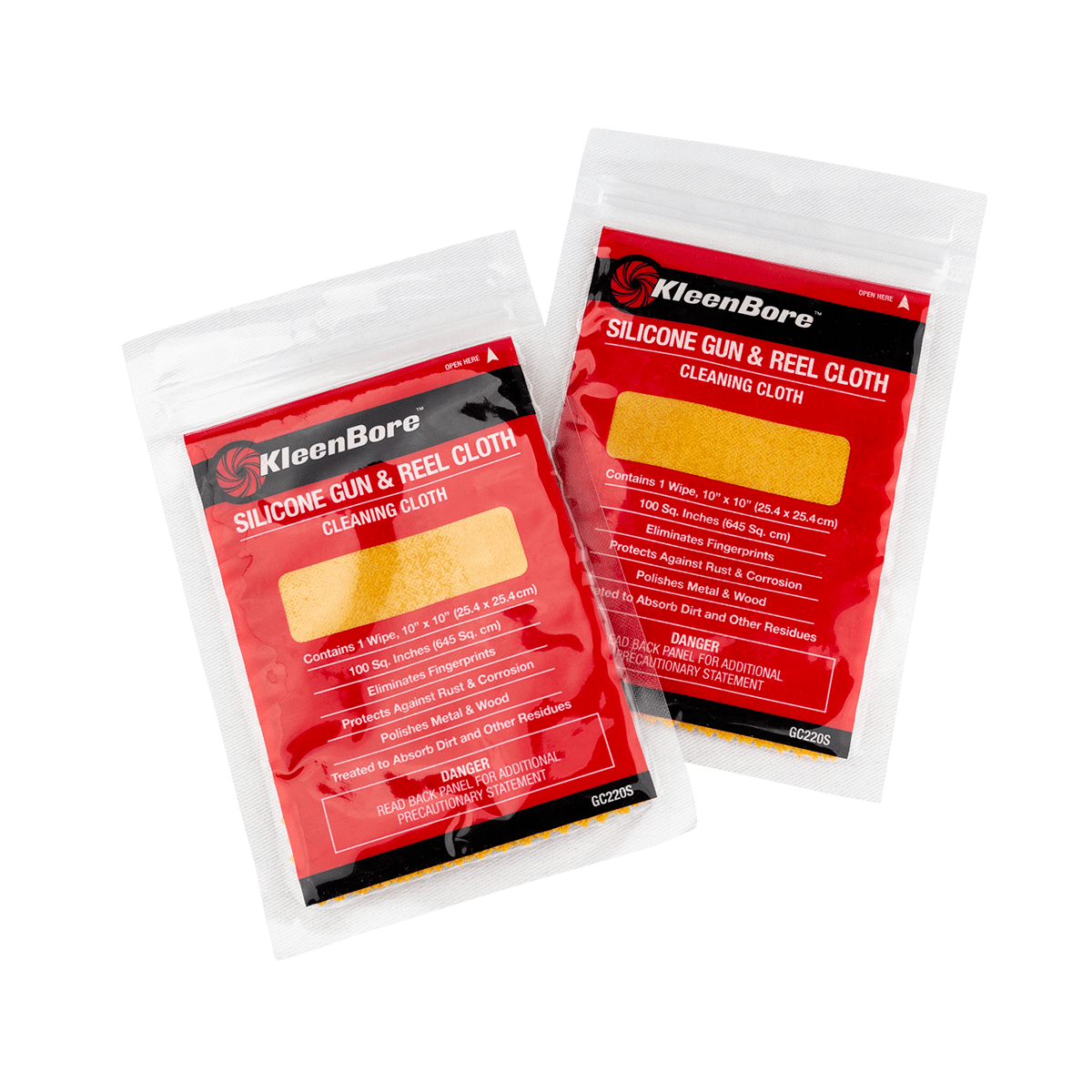 (2 PACK) KleenBore Silicone Gun & Reel Cloth, Protects, Polishes ...