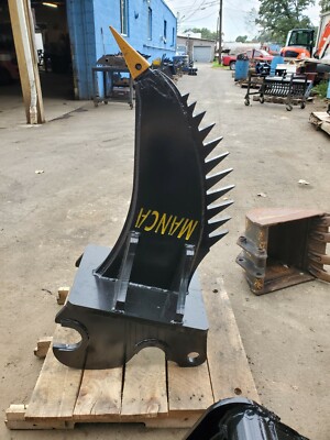 kubota KX057 31'' ar400 ripper/saw by manca thumbs | eBay