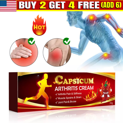 CAPSICUM Hot Pepper Sliding Film Cream for Joint Neck Shoulder Waist ...