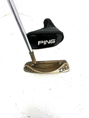 Ping Zing Manganese Bronze RH Putter Steel Shaft Ping Grip 35” With ...