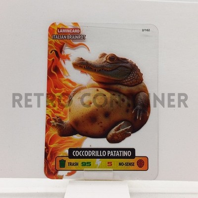 LAMINCARD ITALIAN BRAINROT DIRAMIX Cards 2025 - 2 Coccodrillo Patatino ...