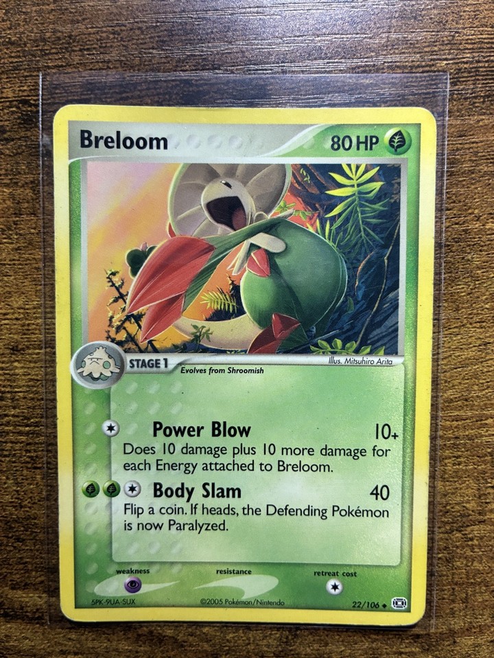 Pokemon Breloom 22/106 ex Emerald | eBay