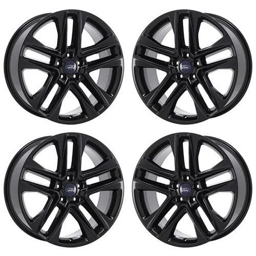 20" FORD EXPLORER GLOSS BLACK WHEELS RIMS FACTORY OEM 10060 2011-2019 ...