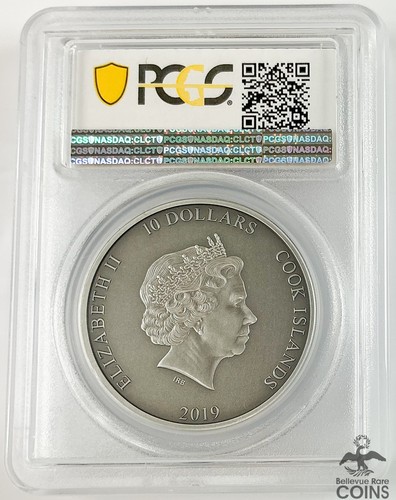 2019 Cook Is. Talaria Winged Sandals of HERMES .999 Silver 2oz Coin ...