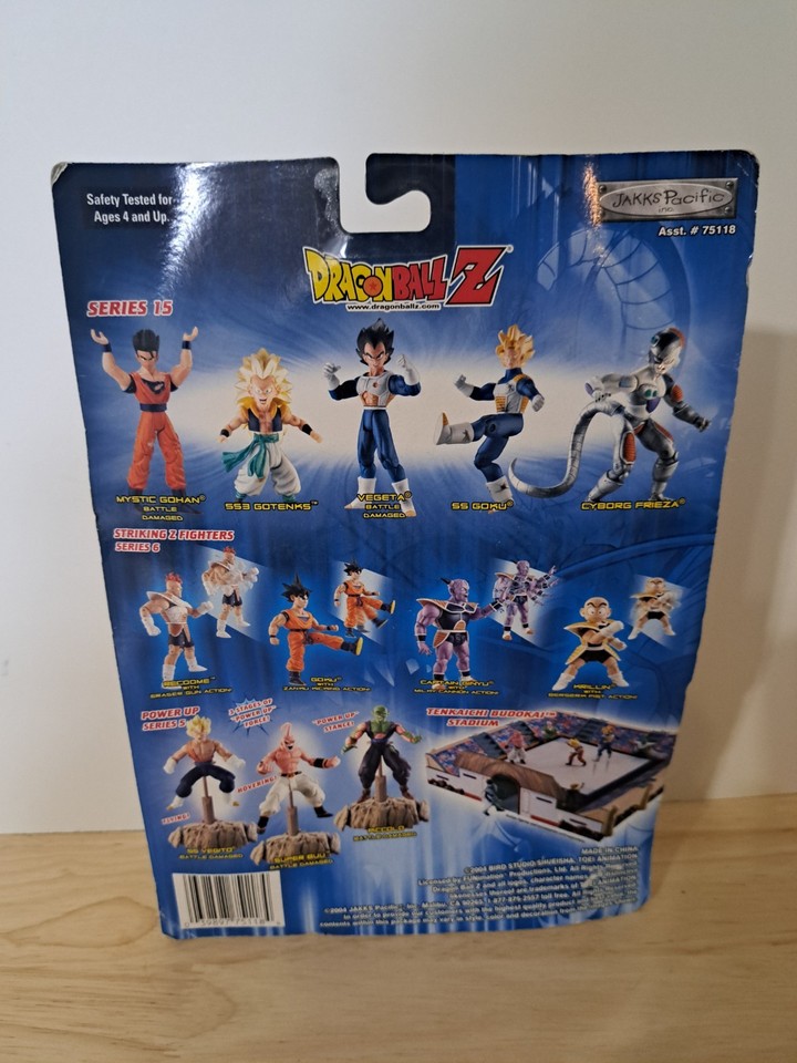 2004 Jakk's Pacific Dragon Ball Z Fusion Saga Super Saiyan 3 Gotenks ...
