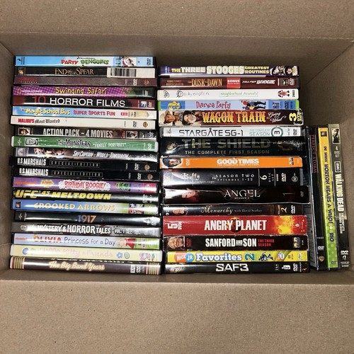 Lot of 86 Used & New DVDs and TV Shows Action Childrens Comedy Family ...