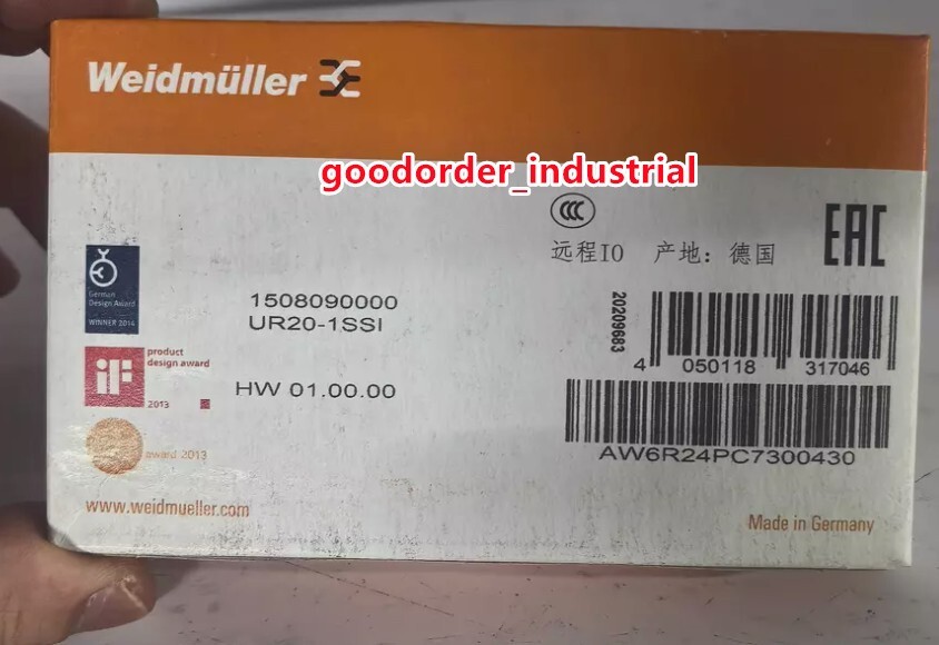 Genuine Weidmuller UR20-1SSI Weidmuller 1508090000 Module | eBay
