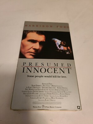 Presumed Innocent (VHS, 1991) Harrison Ford 85391203438| eBay