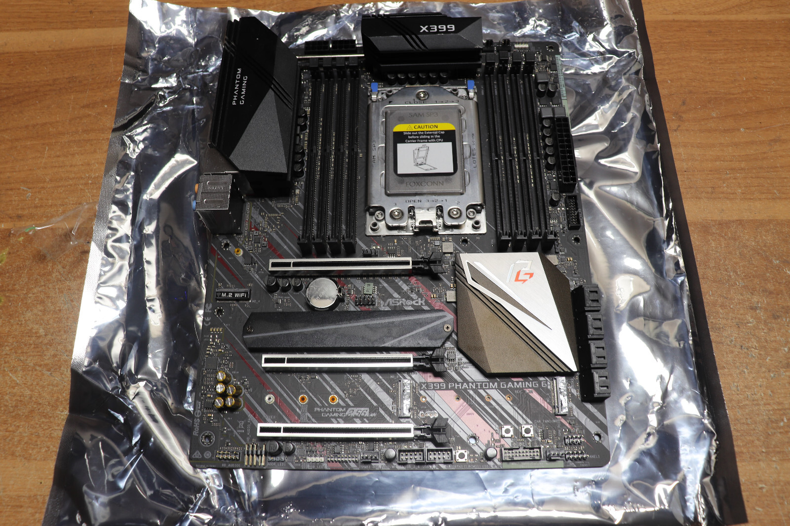 ASRock X399 PHANTOM GAMING 6 AMD TR4 Socket DDR4 Motherboard *AS IS ...