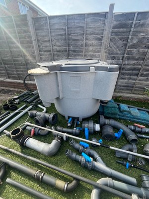 nexus 320 pond filter, media and pipework etc | eBay UK