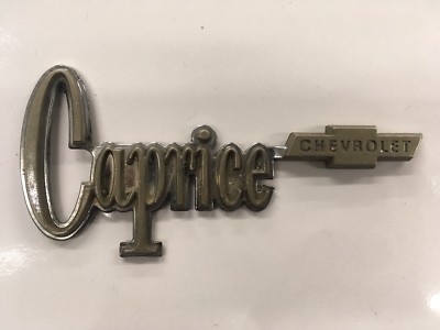 1976 Chevrolet Caprice Rear Trunk Emblem Donk Chevy 76 | eBay