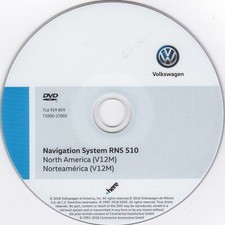 VW Volkswagen DVD RNS 510 810 V6.1 Navigation CY Disc SAT NAV 1t0919859 ...