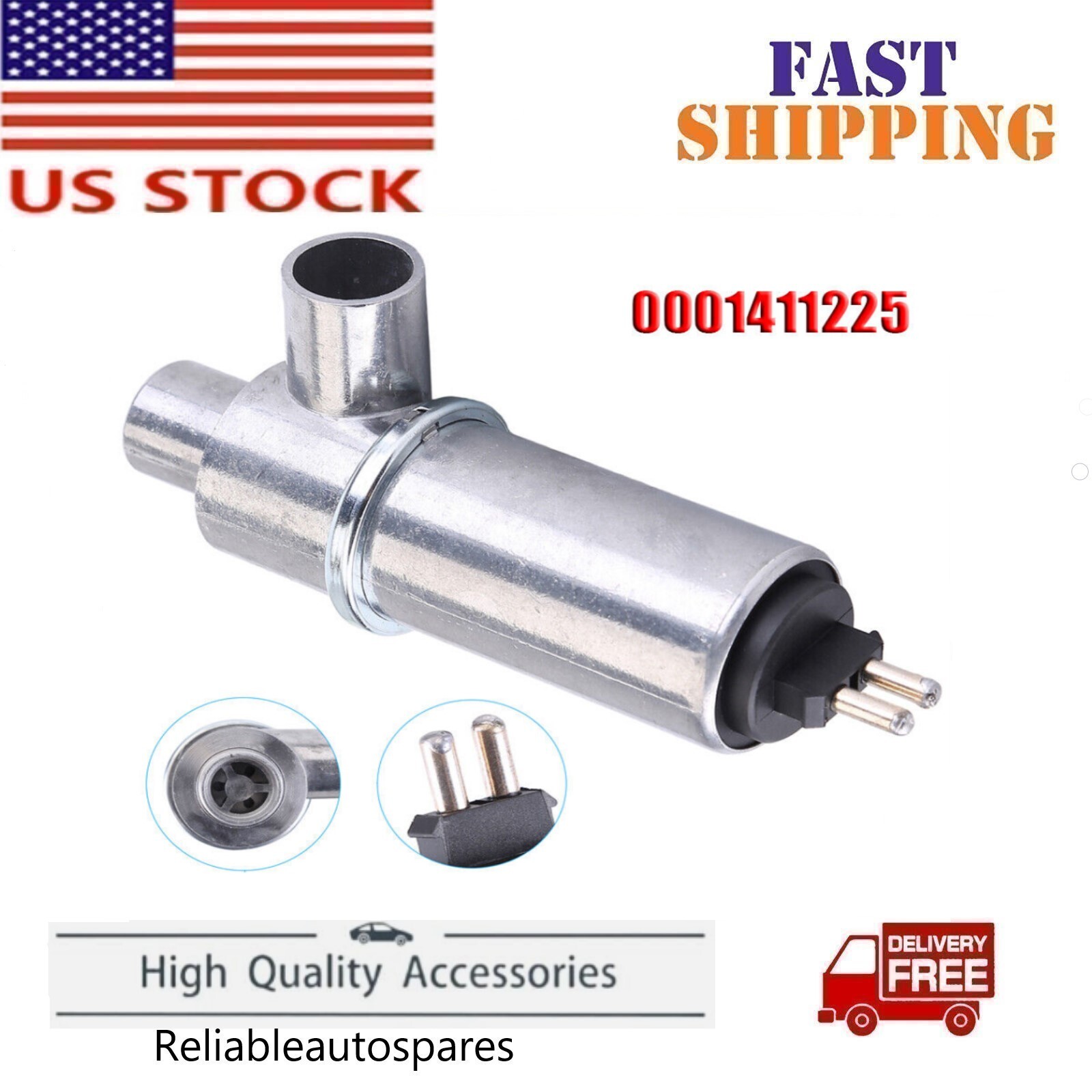 0001411225 Air Idle Control Valve For Mercedes 380SL 1981-1985 V8 GAS ...