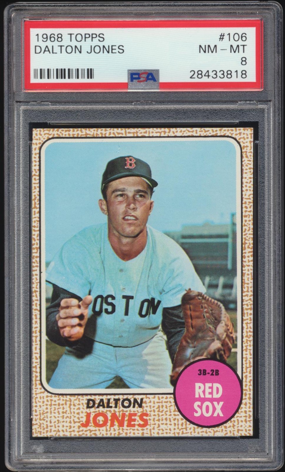 1968 Topps Milton Bradley Dalton Jones #106 Card PSA 8 NM-MT Low Pop | eBay