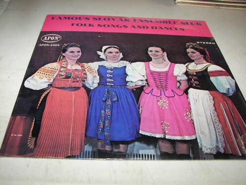 FAMOUS SLOVAK ENSEMBLE SLUK FOLK SONGS BAKOVA GABOR LP EX Apon-2503 | eBay