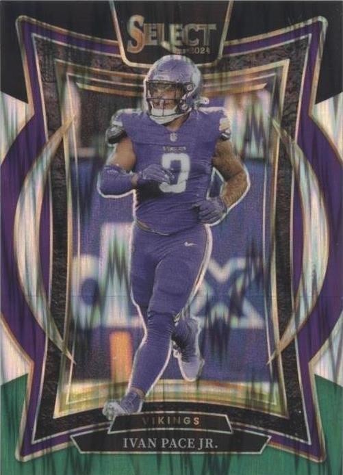 2024 Panini Select - Concourse Ivan Pace Jr. #62 Black & Green Shock ...