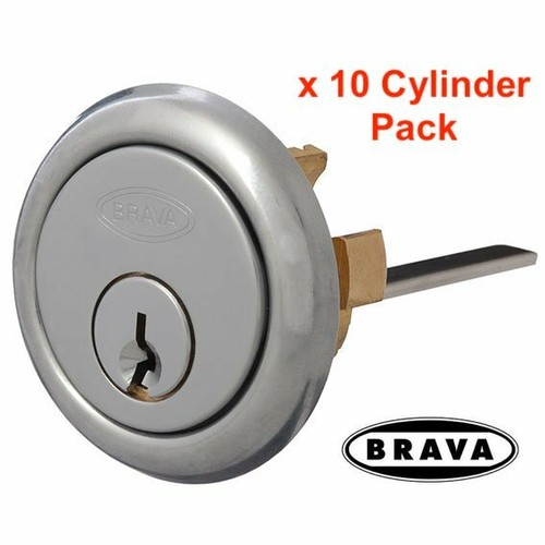 10 x BRAVA 201 Style Rim Cylinders-Suits Lockwood,Yale Locks ...