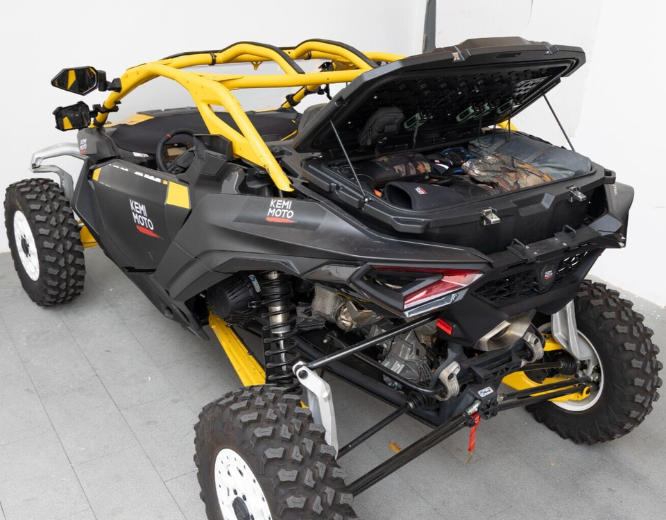 KEMIMOTO 3-IN-1 UTV Rear Cargo Storage Box Trunk Bed for Can-Am ...
