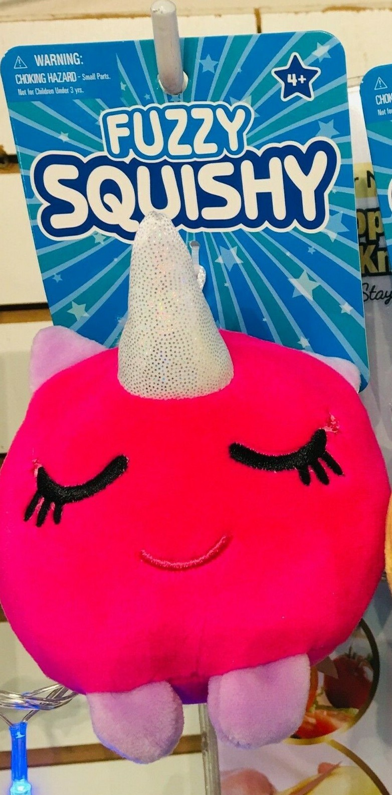 Fuzzy Squishy Toy 3.5-Inch Plush Toy Pink 1 Pack US Seller Free ...