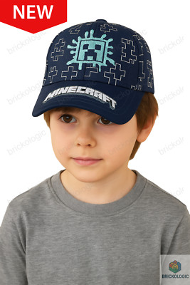 NEW Creeper MC Style Baseball Cap 52 - 54CM Spring Sun Hat for Kids ...