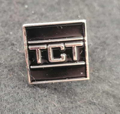TCT Network Christian Ministry Lapel Tie Tack Vest Pin Enamel black ...
