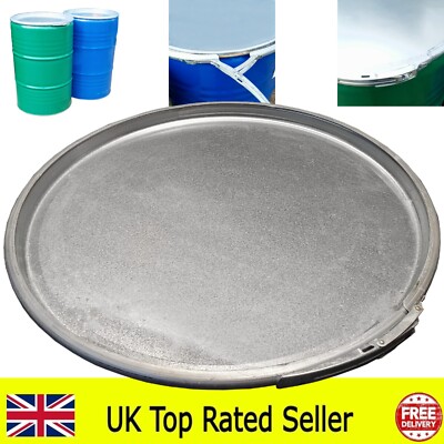 metal drum barrel lid & locking ring clasp for 205l shipping drum 60cm ...