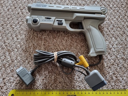 SONY PLAYSTATION 1 PS1 PS2 LIGHT GUN PISTOL Game Controller Blaster Pro ...