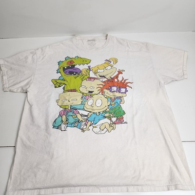 Nickelodeon 90's Cartoon Rugrats Off-White Short Sleeve T-Shirt Men's ...