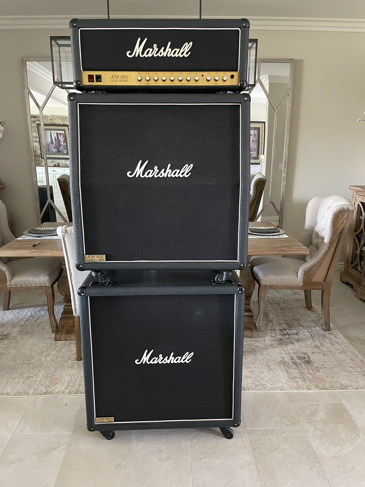 Marshall Double Stack JCM 800 Lead Series Model 2210 100 Watt Museum ...