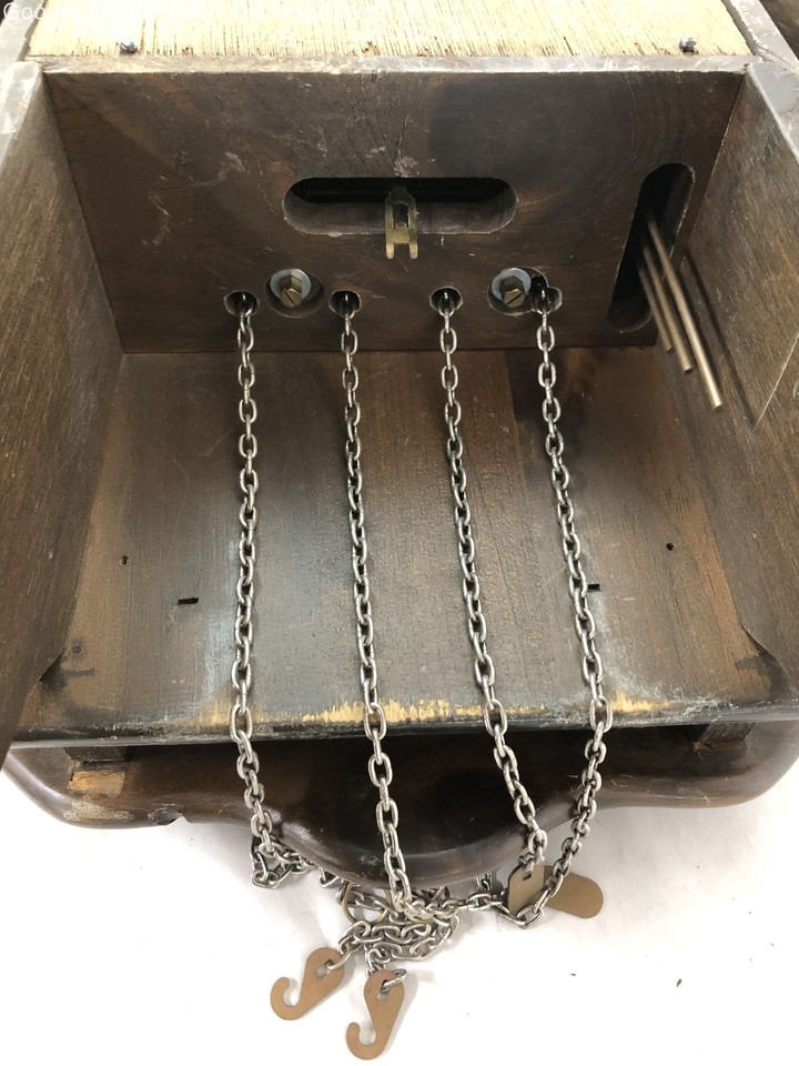 Vintage New England Clock Hark What's The Cry Wall Clock with Pendulum ...