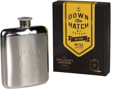 Gentlemen's Hardware Down The Hatch Hip Flask | eBay