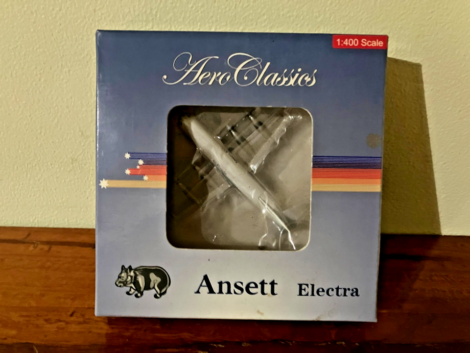 ANSETT AIRFREIGHT LOCKHEED ELECTRA 1/400 VH-RMC AERO CLASSIC | eBay ...