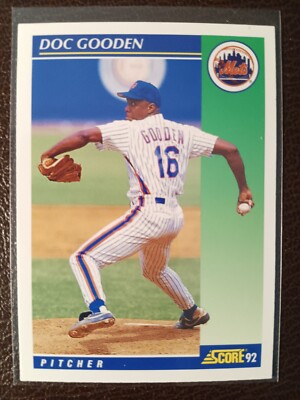 DOC GOODEN NEW YORK METS 1992 SCORE BASEBALL CARD #10 | eBay
