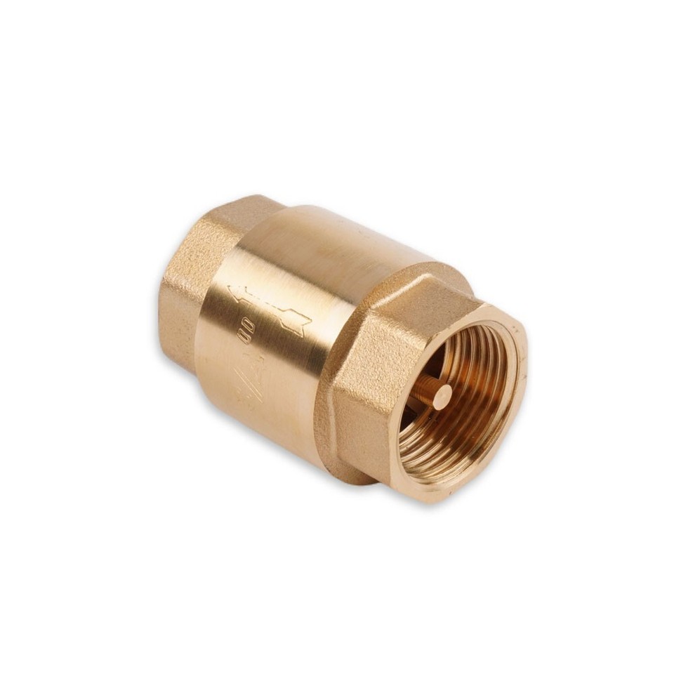 DN20 200PSI Check Valve 3/4" NPT In-Line Brass Spring Loaded Inline 1PC ...