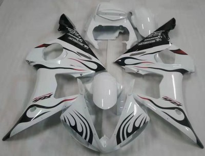 03-05 R6 YAMAHA 06-09 R6S WHITE FAIRING KIT BEST AFTERMARKET FAIRING ...