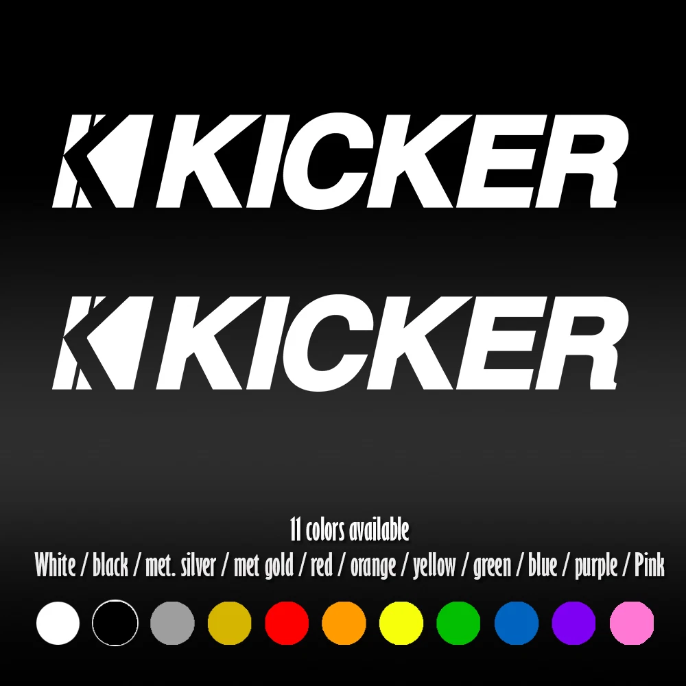 Kicker Logo Sticker