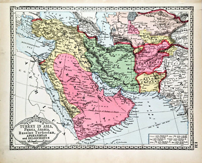 Pre-1900 - Map Of Saudi Arabia