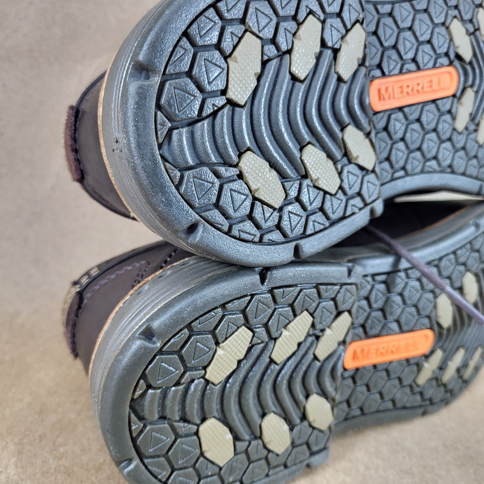 Merrell Men's Espresso Realm Brown Leather Lace Up Ox… - Gem