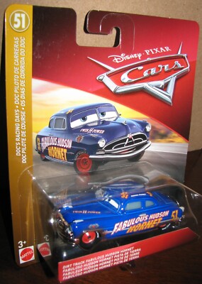 Disney Pixar Cars DIRT TRACK FABULOUS HUDSON HORNET Doc’s Racing Days ...